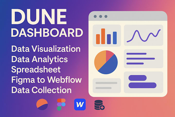 Build dune dashboard data visualization blockchain spreadsheet by Izabella_web | Fiverr