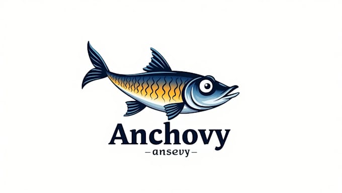 Design creative anchovy mascot logo by Leto_kan | Fiverr