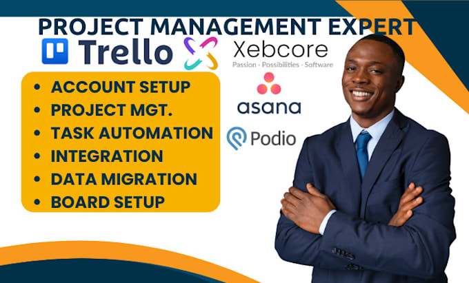 Setup asana trello project management xebcore redbooth podio integration bitrix by Samformexpert ...