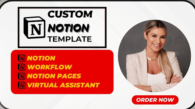 Design a custom notion workspace or planner to organize your life or business by Maydelyn_jax ...