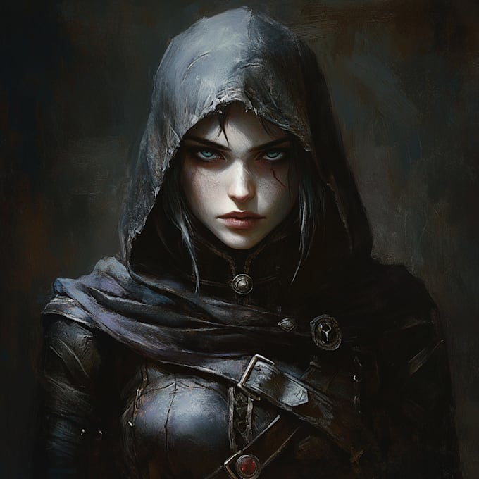 Draw realistic fantasy dnd character and concept art by Sylverke | Fiverr