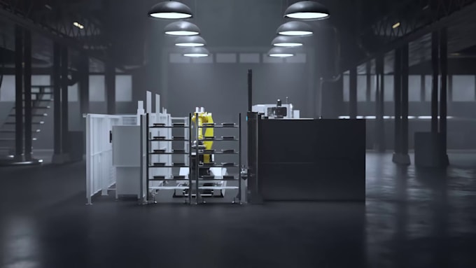 Create 3d industrial animation, 3d product animation, heavy machinery ...