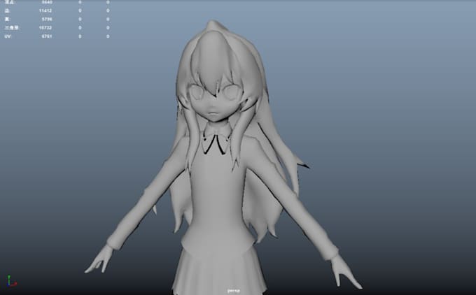 Create, rig, fix 3d models, outfits, and animation for mmd, vrm, vrchat by Adey_mmd | Fiverr