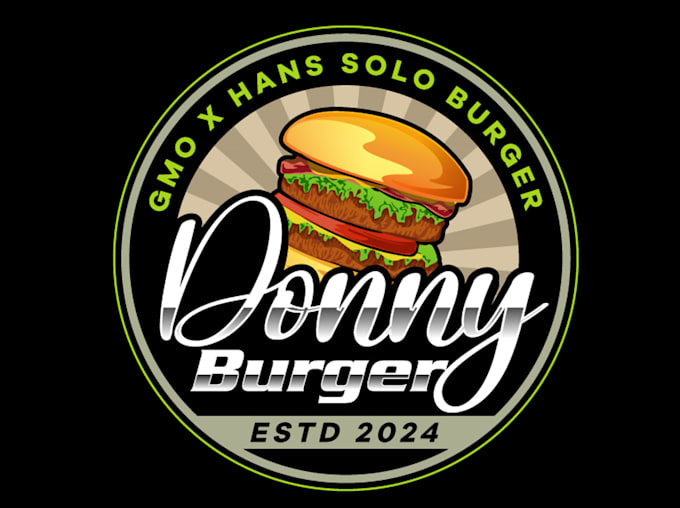 Do modern professional burger logo design by Theresa_barn48 | Fiverr