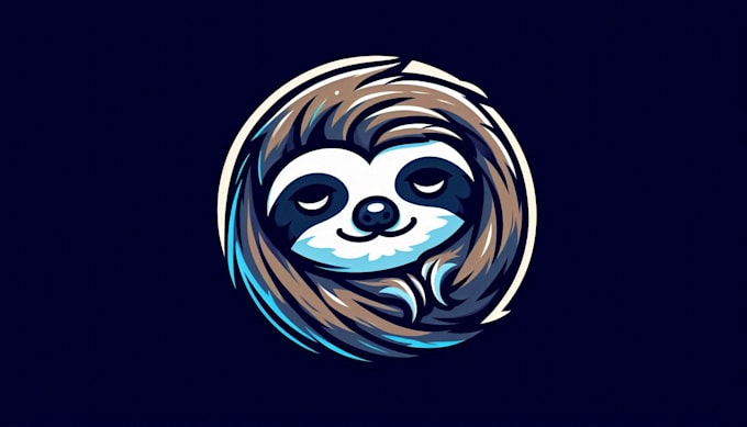 Do awesome sleeping sloth mascot logo design by Leo_kam | Fiverr