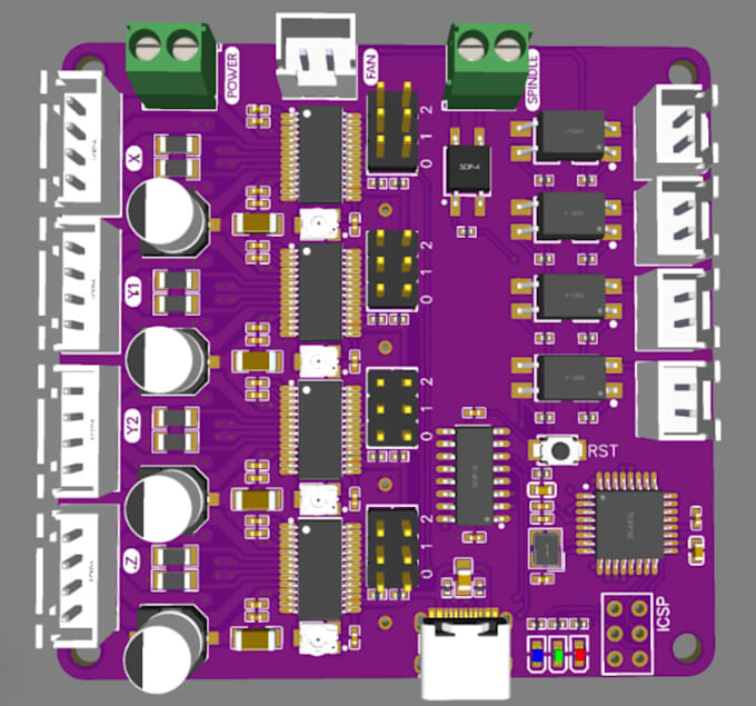 Create pcb design pcb layout and circuit schematic by Ogaoga366 | Fiverr