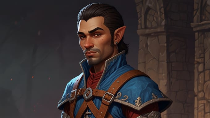 Draw dnd character and fantasy, oc dnd character art by Alycaw | Fiverr