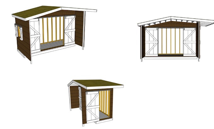 Create 2d plans and 3d models for chicken coops and custom home ...