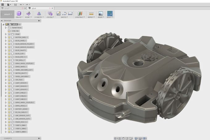 3d cad model, cad design, car part, 3d cad rendering, obj, stl, fbx, 3d cad by Sofiyah_slyman ...