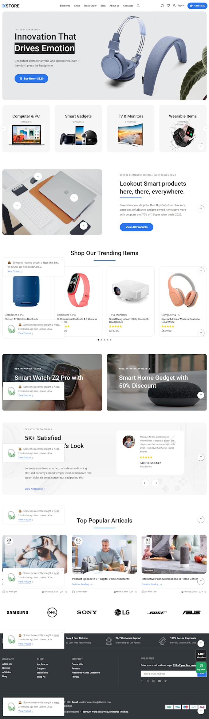 Create a professional wordpress or shopify website by Inayatkalhoro ...