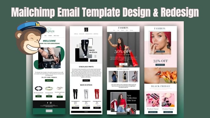 Design mailchimp email templates automate welcome transactional emails ...