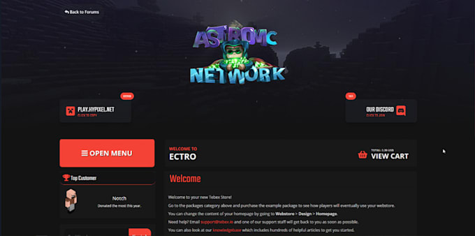 Setup professional minecraft tebex store for revenue by Tiptronic07 ...