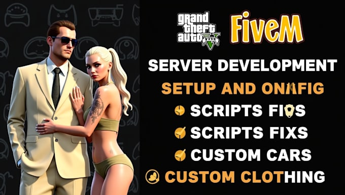 Make custom fivem peds,for fivem server, nyc map, fivem mods and fivem dev by Jamesbn01 | Fiverr