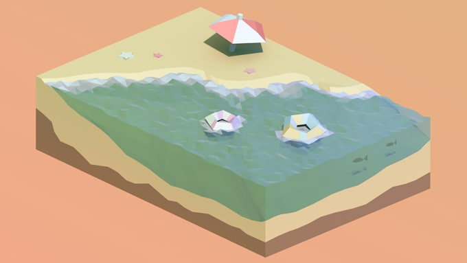 Model clean 3d low poly game assets by Lizzie012 | Fiverr