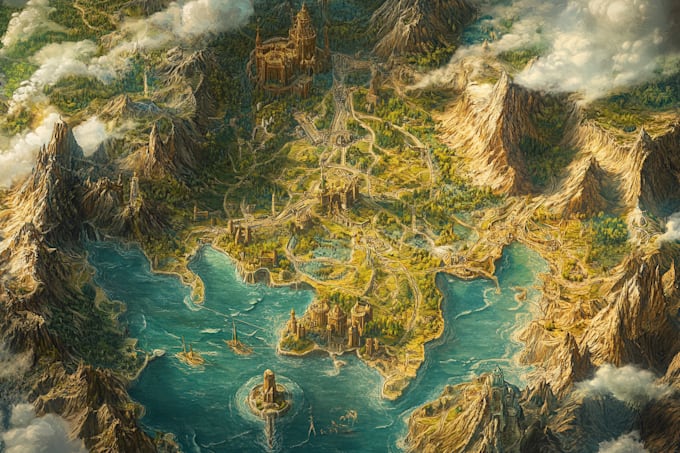 Do fantasy maps and city maps by Wyleishson | Fiverr