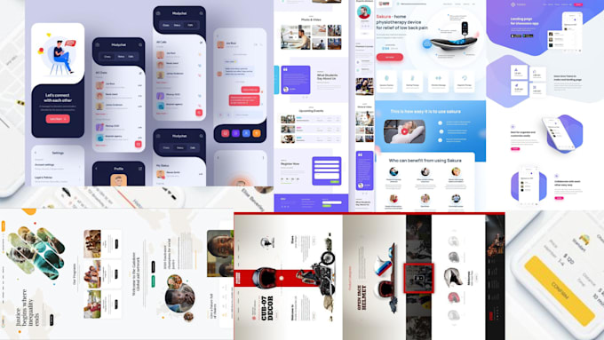 Figma modern website ui ux design and mobile app ui ux design by ...