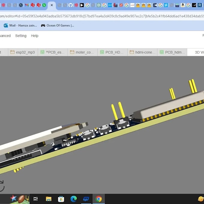 Pcb design pcb layout schematic design kicad altium designer eagle gerber files by Engr ...