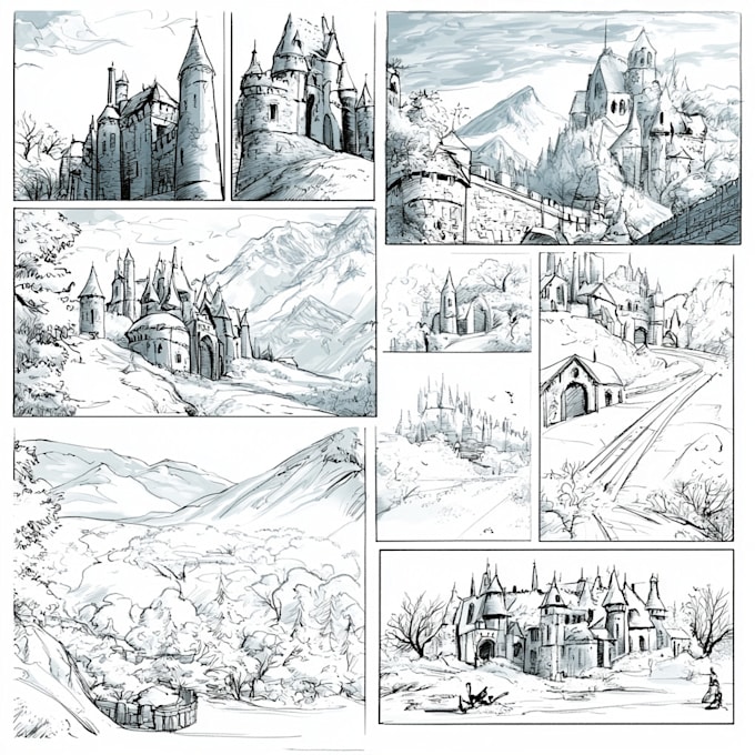 Draw comic book illustration graphic novel comic strip comic by ...