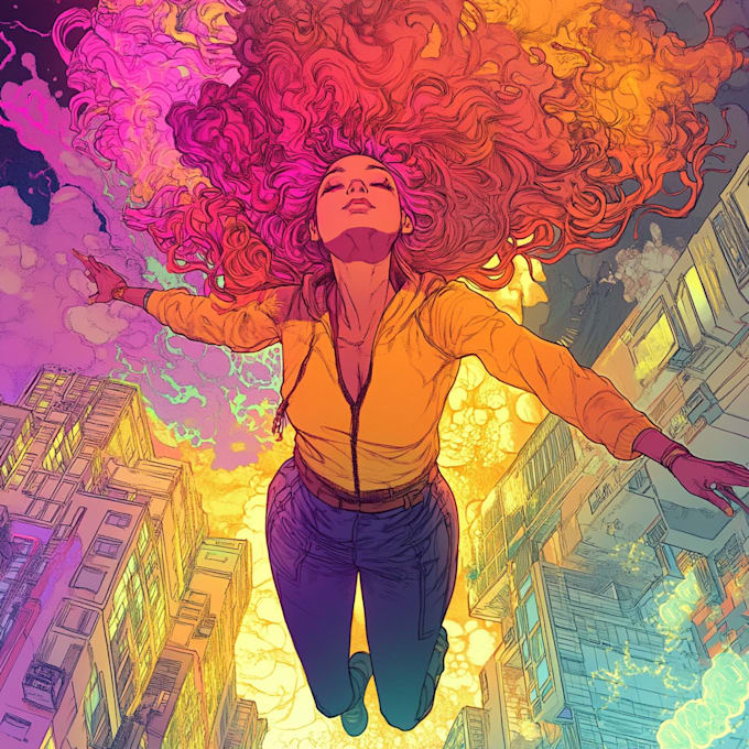 Professional comic book illustration graphic novel superheroes and ...