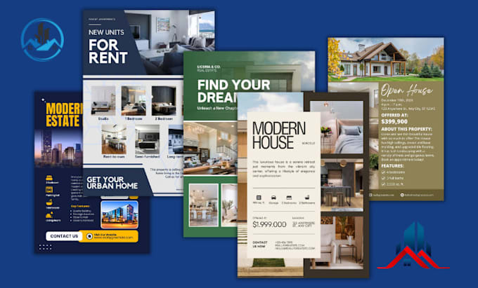 Design a custom real estate flyers, property brochures, and guides for ...