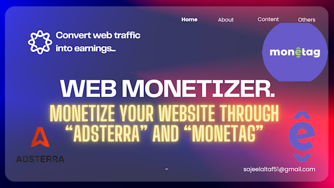 Monetize your website through monetag and adsterra by Sajeelaltaf51 ...