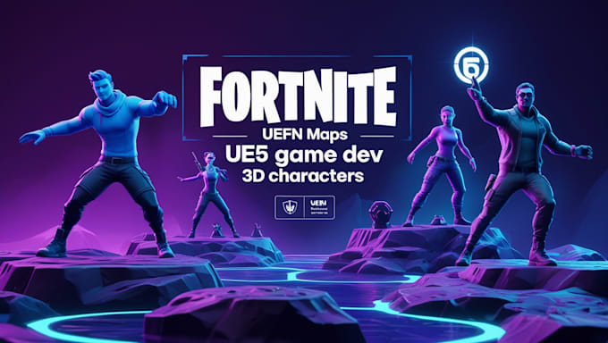 Create fortnite uefn maps 3d characters landscapes, and full unreal ...