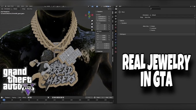 Create custom fivem chains, clothing, and ped models, fivem clothes by ...