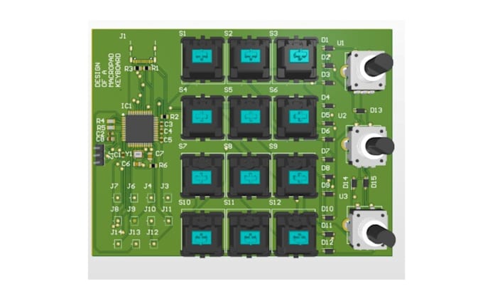 Design a custom mechanical keyboard pcb and write firmware by Engineerjulius | Fiverr