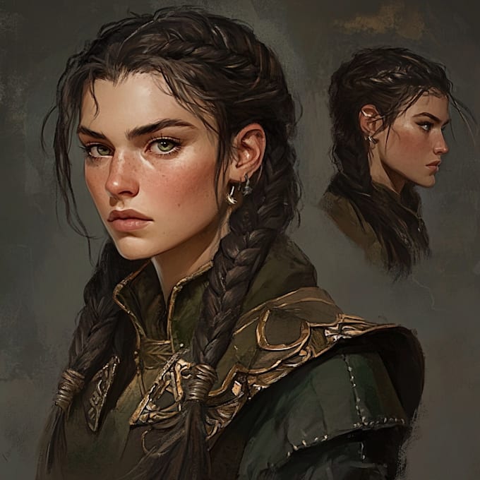 Do realistic character design, fantasy art, concept art by Lilipabagio ...