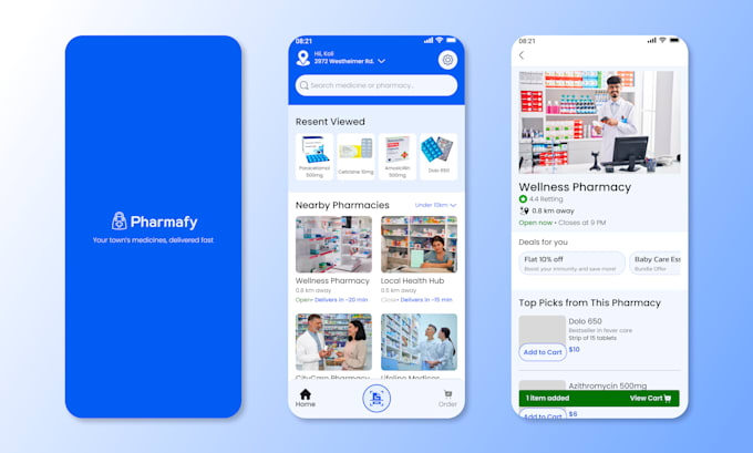 Do mobile app design using figma, ui ux design, figma app design by ...