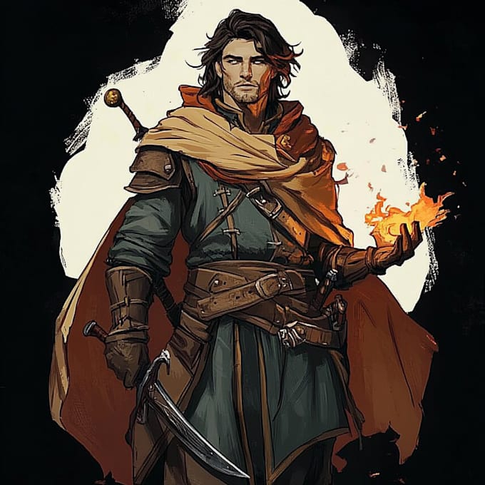 Draw dnd character art and dnd character art by Torikaeremia2 | Fiverr