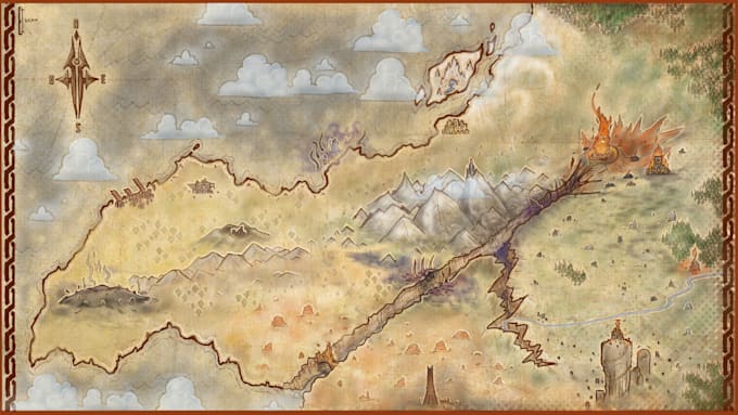 Draw a 2d ttrpg map by Sheehan_f | Fiverr