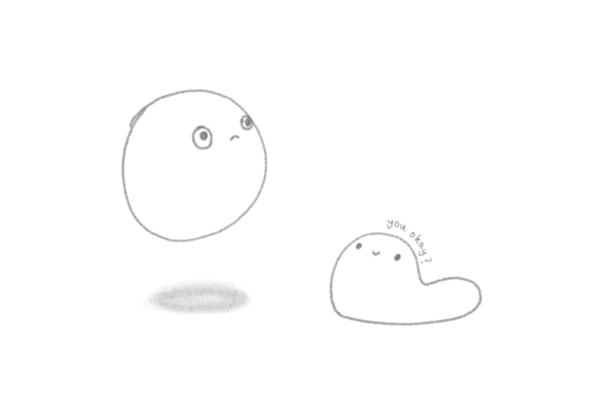 Draw a silly simple and cute doodle by Mae_soyu | Fiverr