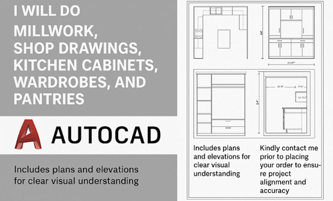 Do milkwork, shop drawings, kitchen cabinets, wardrobes, and pantries ...