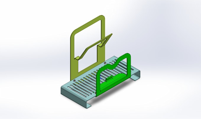 Sheet metal design in solidworks with dxf file by Shaikhtanzeem | Fiverr