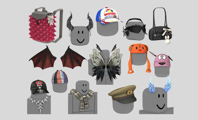 Create unique 3d roblox avatar model with ugc clothing items for r6 and ...
