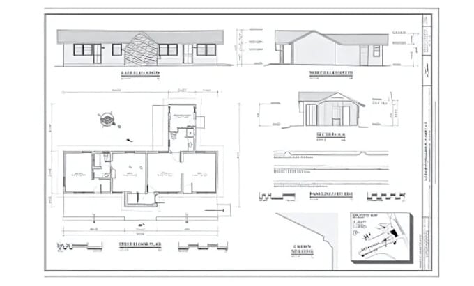 Draft permit drawings for deck patio porch sunroom house addition ...