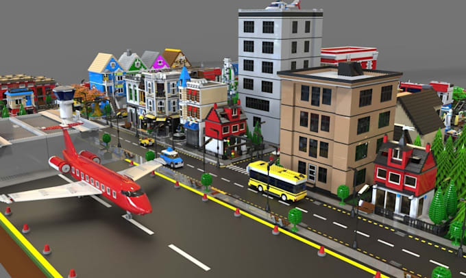 Do custom 3d lego character modelling lego animation 3d minifigures ...