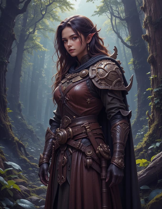 Dnd character art and dnd character art by Tengnewi | Fiverr