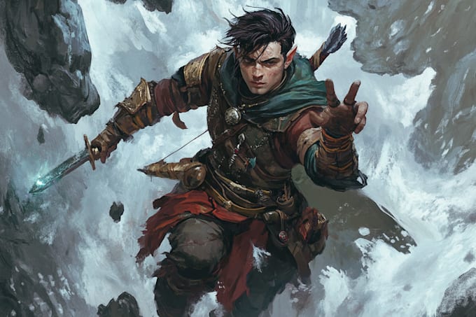 Make a dnd character art and dnd art illustration by Hummibd | Fiverr