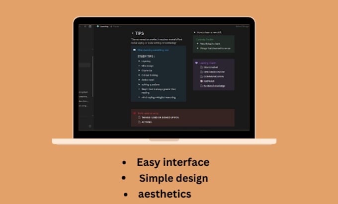 Create notion study template by Silenthuman669 | Fiverr