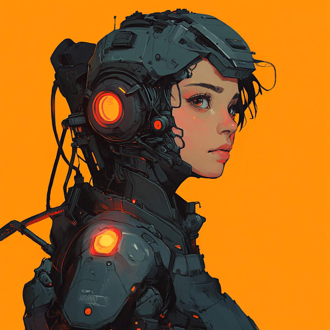 Draw mecha robot character sheet design by Jewannafiel | Fiverr