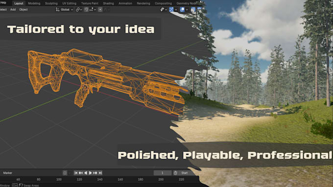 Create a complete 3d indie game in unity for you by Fabricioge | Fiverr