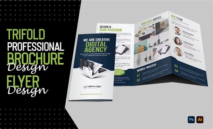 Design a modern, professional tri fold or bi fold brochure by Waqar ...