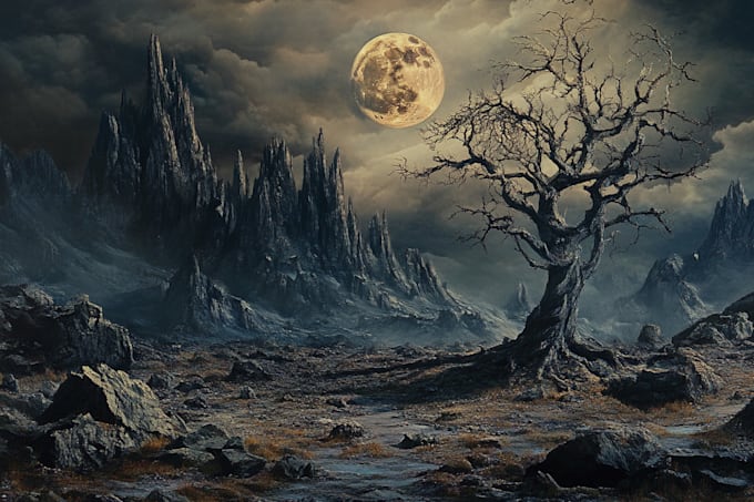 Create amazing fantasy landscape illustrations by Jolena_tate | Fiverr