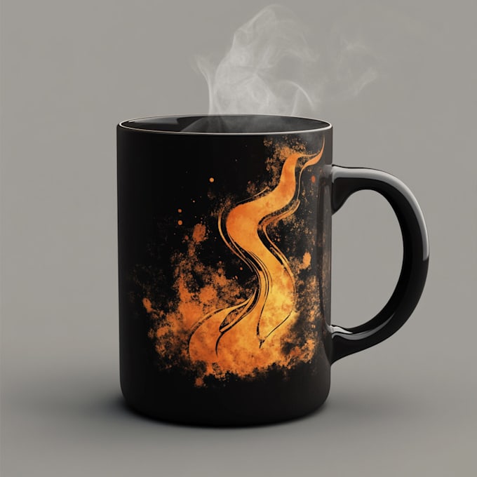 Draw a custom unique coffee mug design by Nykeetyler | Fiverr