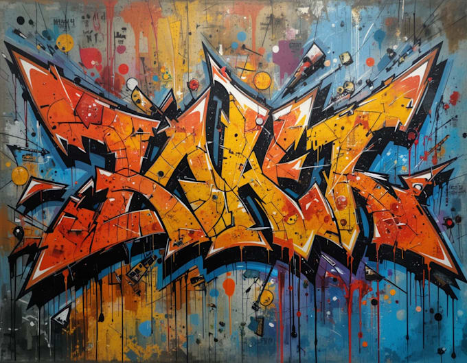 Create custom graffiti art designs murals and wall arts by Warossum ...