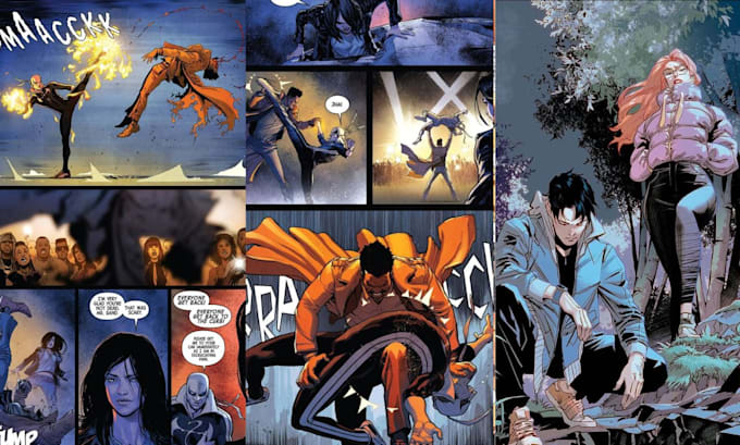 Illustrate comic book cover for comic page, nsfw manga comic as comic ...