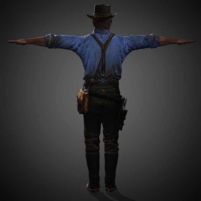 Fix 3d aaa game character,8k texture,3d film model,game warrior model,3d rigging by Damilexr ...