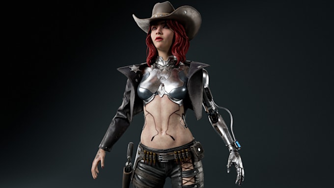 3d realistic character, aaa game character modelling, 3d unreal engine metahuman by Silifam | Fiverr